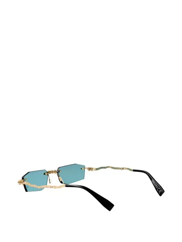 KUBORAUM Geometric Frame Sunglasses - Blue