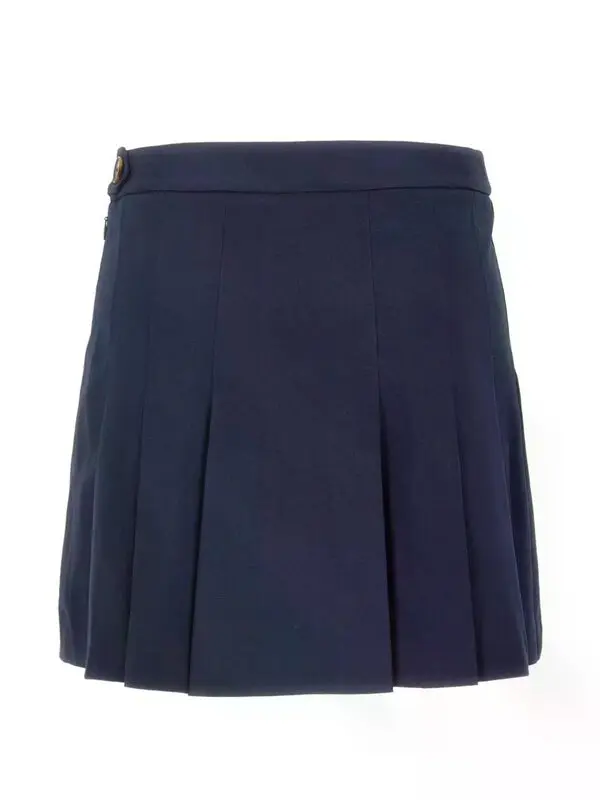 Lacoste Pleated Gabardine Skirt