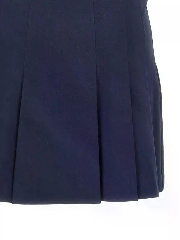 Lacoste Pleated Gabardine Skirt