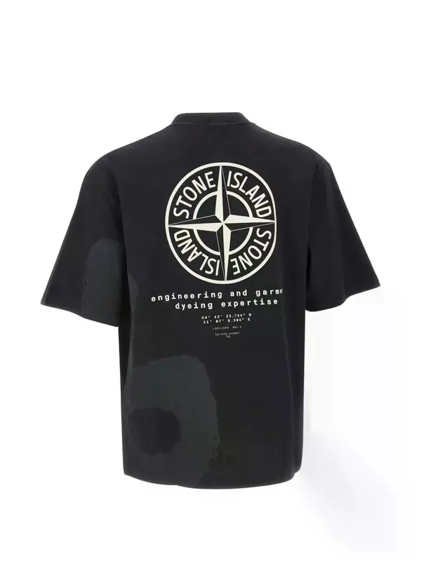 Stone Island Compass-logo Printed T-shirt