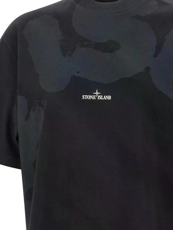 Stone Island Compass-logo Printed T-shirt