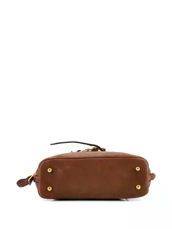 Miu Miu Aventure Top Handle Satchel - Brown