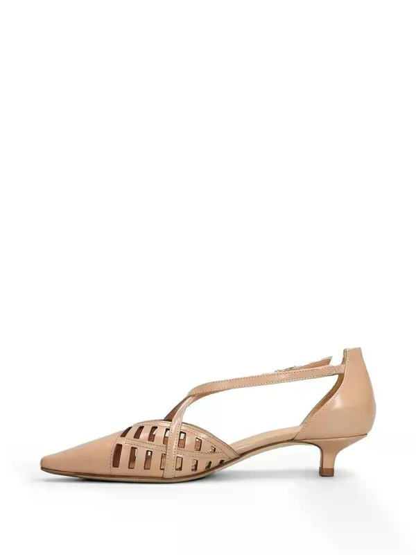JULIE DEE Cut-out Pointed-toe Pumps