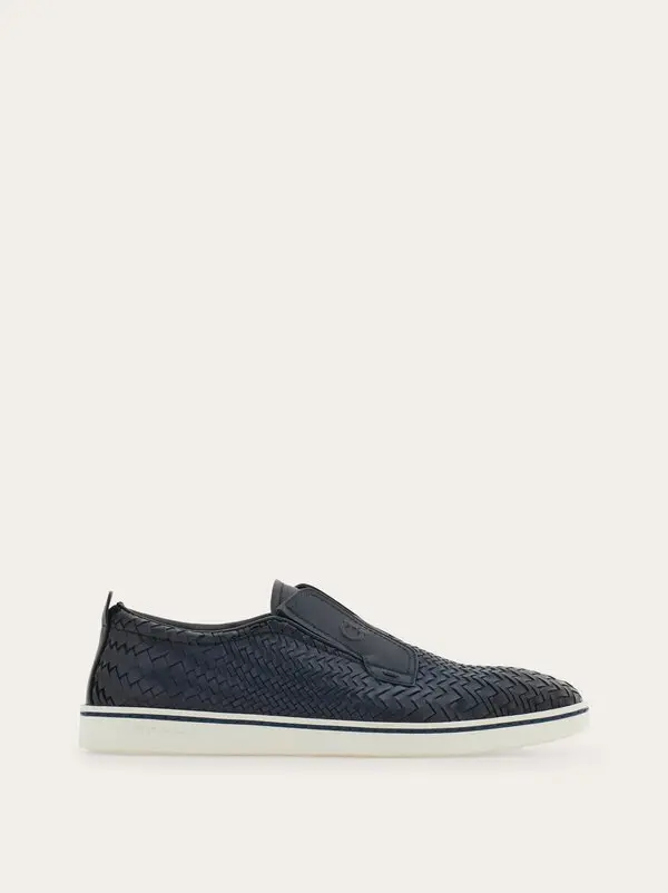 FERRAGAMO Derby Slip-on - Blue
