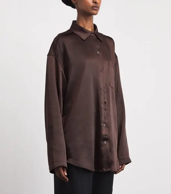 SKIMS Satin Oversized Shirt