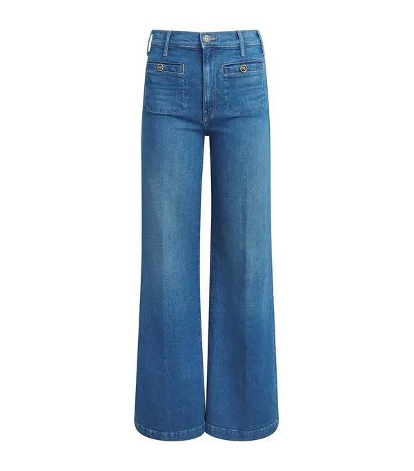 MOTHER The Hustler Stashed Roller Sneak Jeans