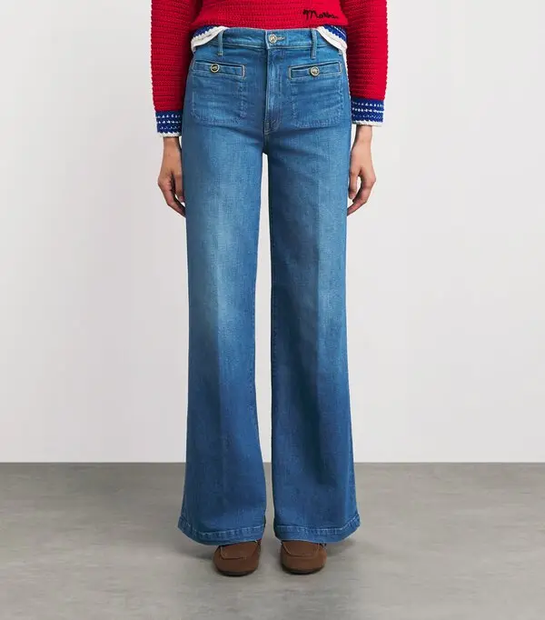 MOTHER The Hustler Stashed Roller Sneak Jeans