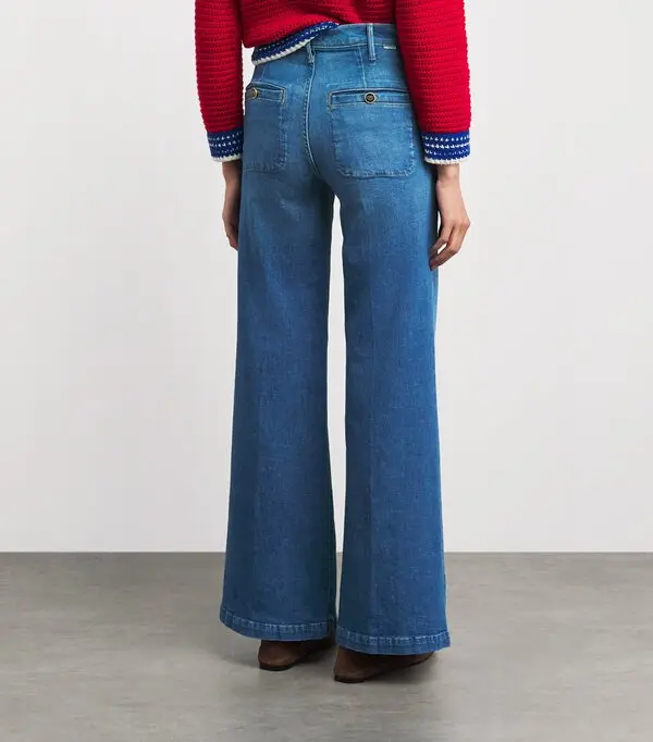 MOTHER The Hustler Stashed Roller Sneak Jeans