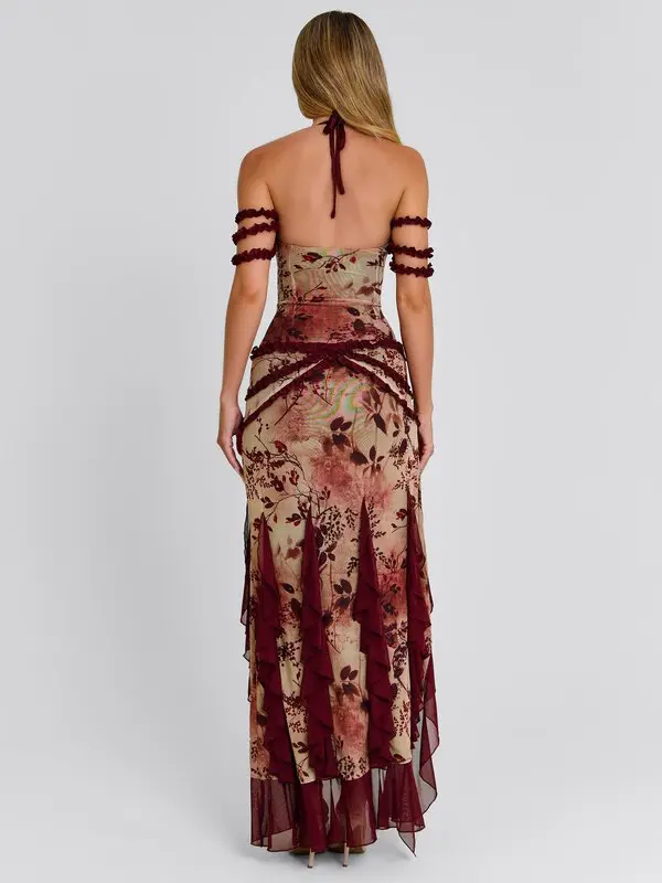 OUTCAST Talara Printed Maxi Dress
