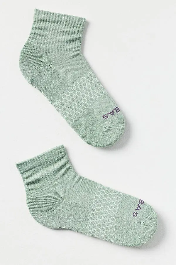 BOMBAS Solid Crew Socks - Mint Foam