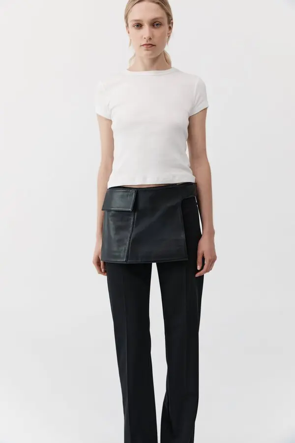ST. AGNI Utility Skirt Belt - Black
