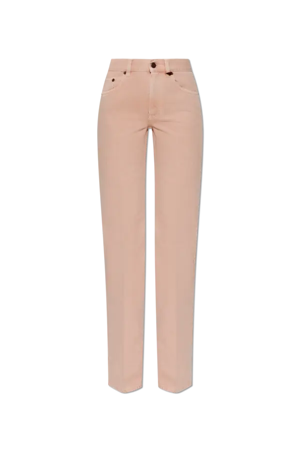 Chloé Straight-leg Non-stretch Jeans - Pink