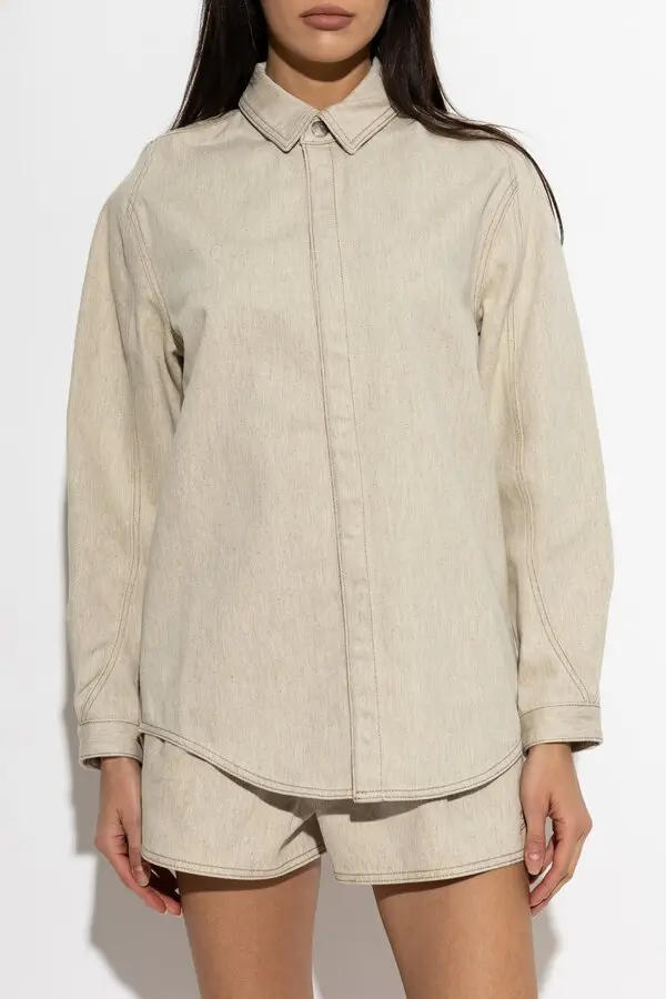 Jacquemus Embroidered Logo Shirt