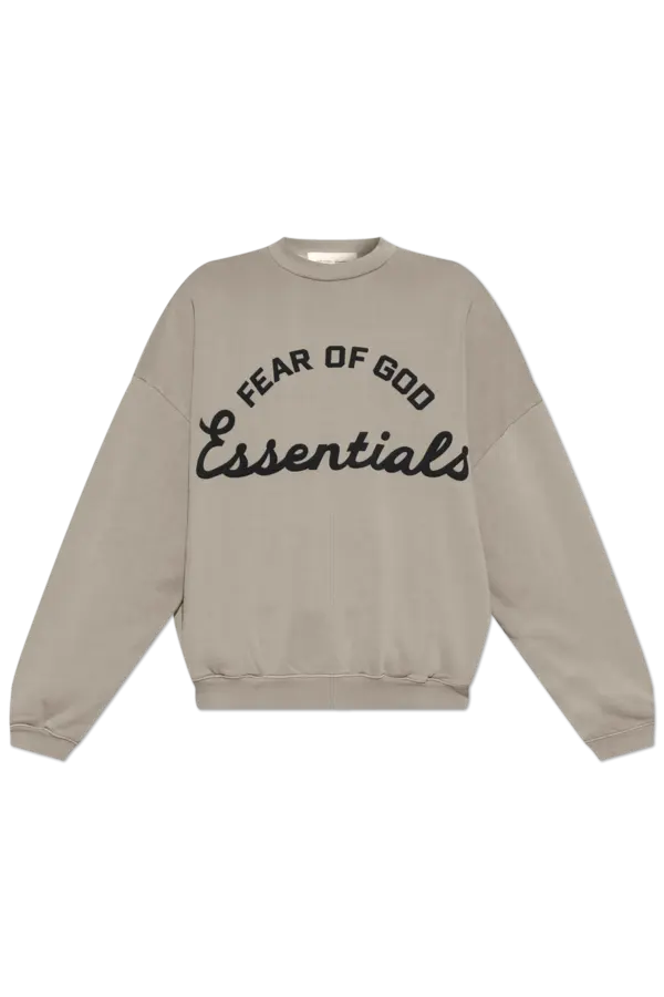 Fear Of God Logo-printed Sweatshirt - Grey