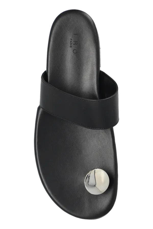 IRO PARIS Studded Leather Slides