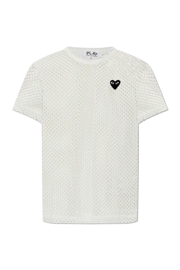 Play Comme Des Garcon Transparent T-shirt - White