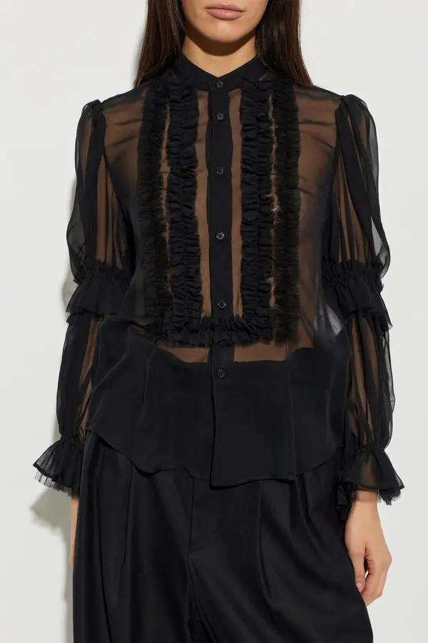 Comme Des Garçons Transparent Shirt