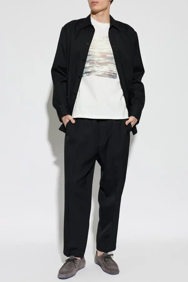 JIL SANDER Suede Loafers - Grey