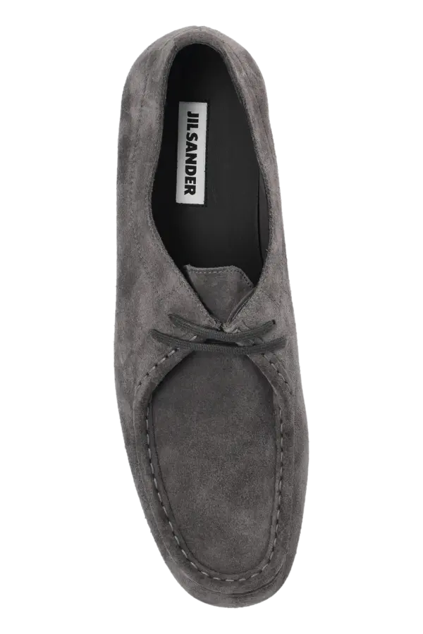 JIL SANDER Suede Loafers - Grey