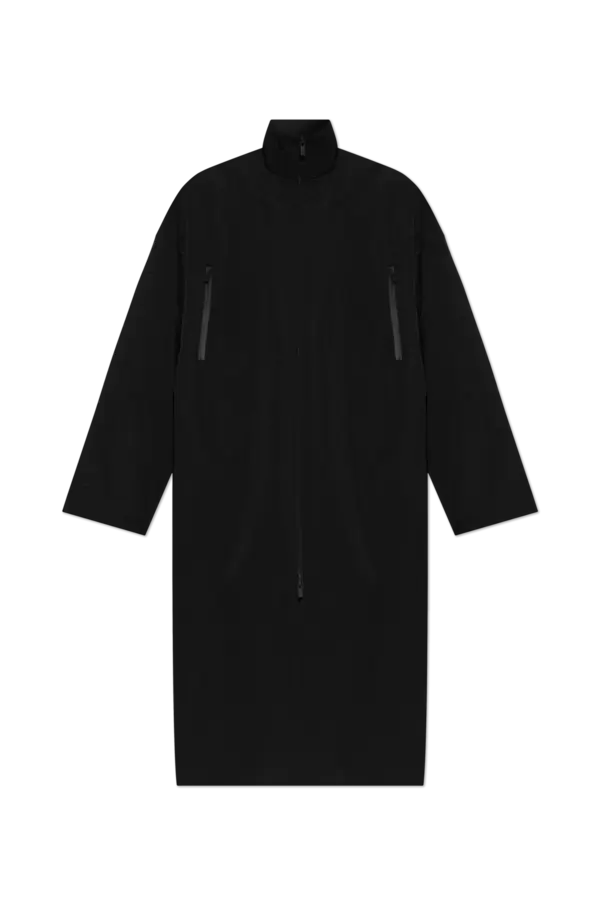 Fear Of God Coat With Stand-up Collar - Black