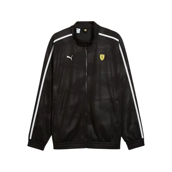 PUMA Scuderia Ferrari T7 Oversized Track Jacket - Puma Black