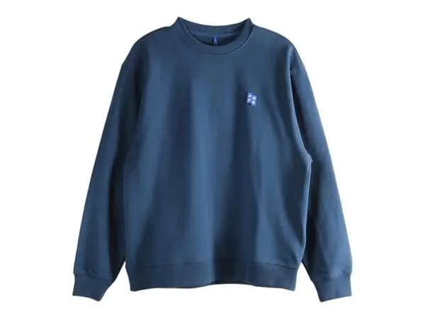 ADER ERROR Long Sleeve Hoodie - Navy Blue