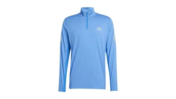 Adidas Adi365 Iconic 1/zip Top - Ray Blue