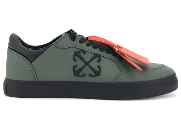 Off-White Low Vulcanized Sneakers - Military Green/black