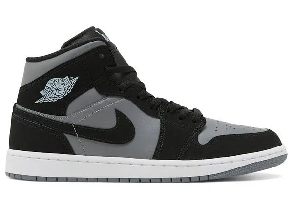 JORDAN 1 Mid Sneakers - Black/cool Grey/light Armoury Blue