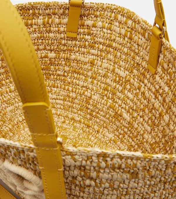 Loewe Paula's Ibiza Eclipse Medium Raffia Basket Bag
