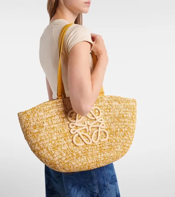 Loewe Paula's Ibiza Eclipse Medium Raffia Basket Bag