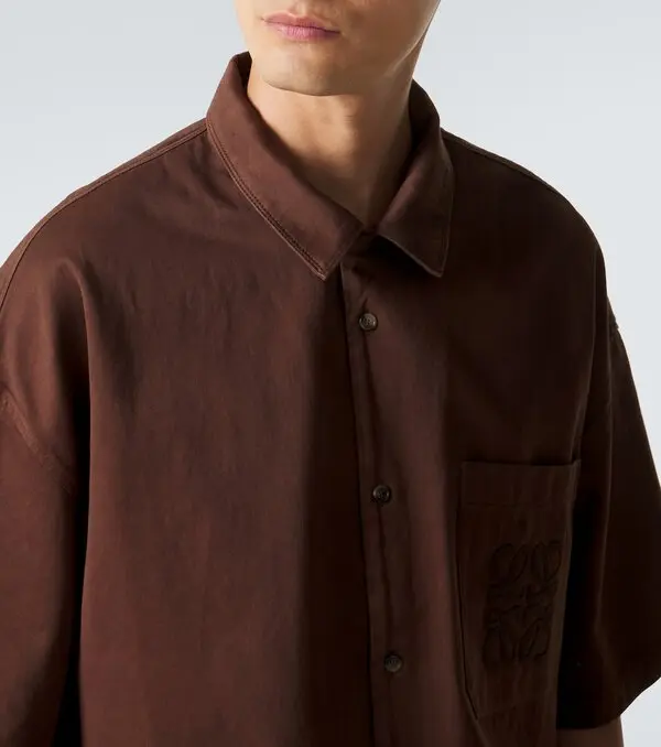 Loewe Paula's Ibiza Anagram Cotton-blend Shirt
