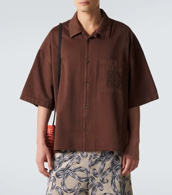 Loewe Paula's Ibiza Anagram Cotton-blend Shirt