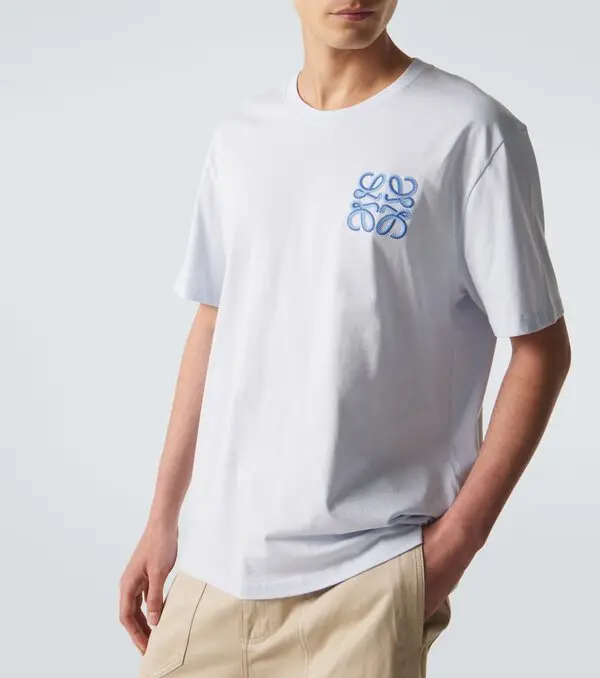 Loewe Paula's Ibiza Cotton Jersey T-shirt - Blue