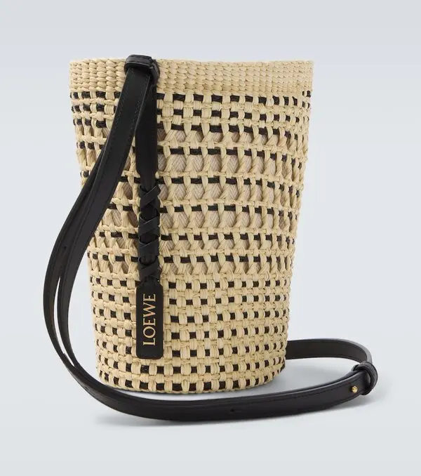 Loewe Braid Woven Bucket Bag