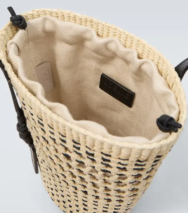 Loewe Braid Woven Bucket Bag