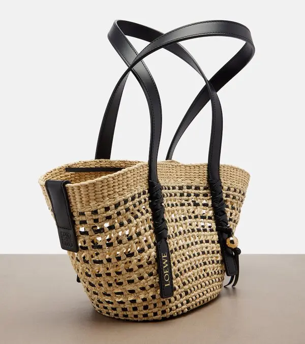 Loewe Paula's Ibiza Braid Small Basket Bag