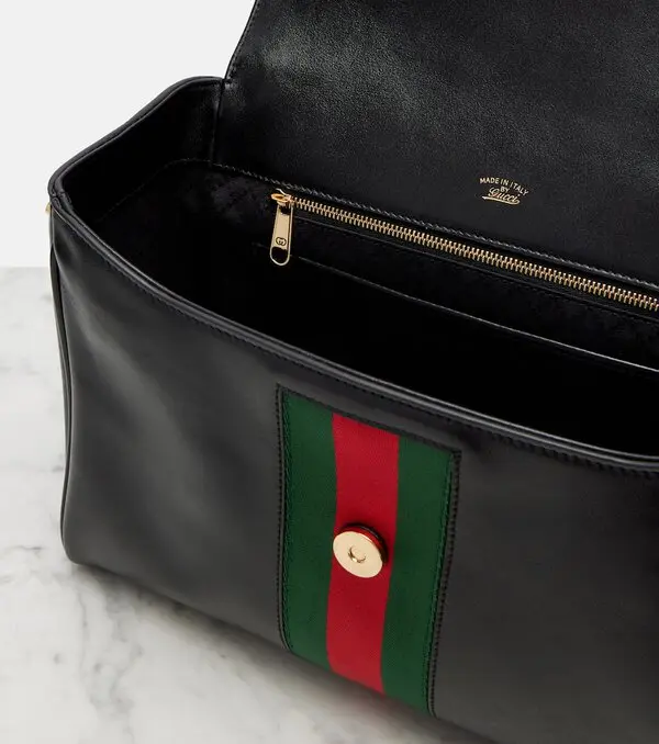 Gucci Paparazzo Medium Leather Tote Bag