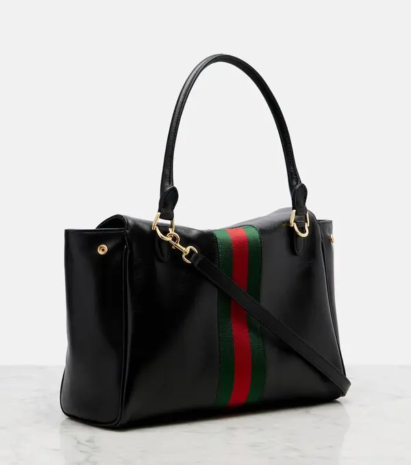Gucci Paparazzo Medium Leather Tote Bag