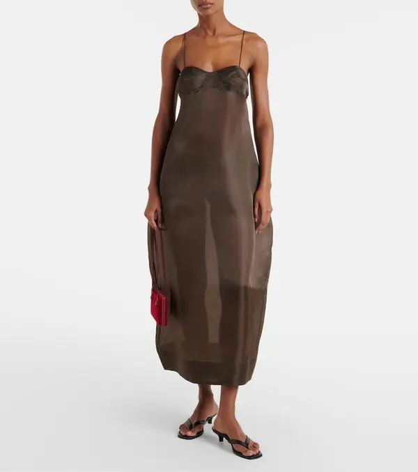 RÓHE Silk Organza Midi Dress