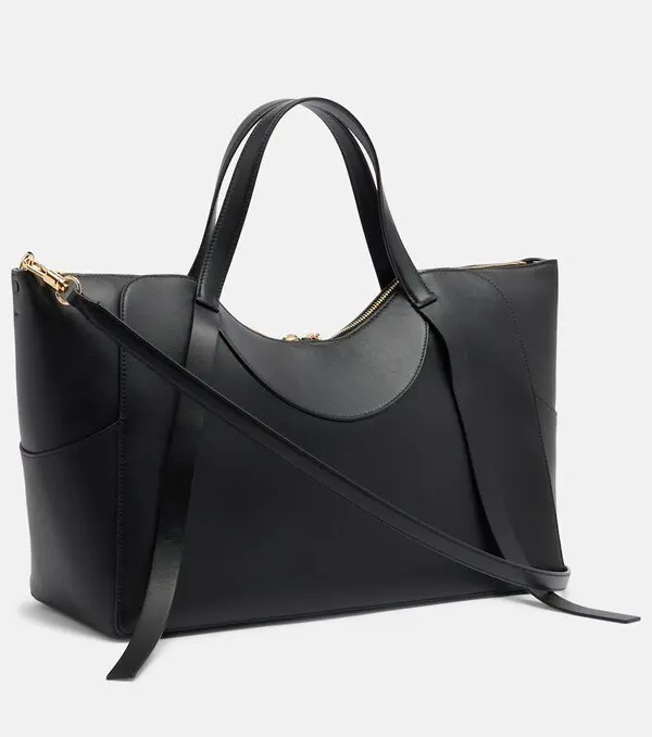 Givenchy The Snatch Large Leather Tote Bag - Black