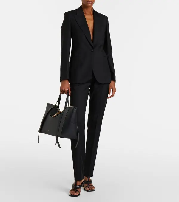 Givenchy The Snatch Large Leather Tote Bag - Black