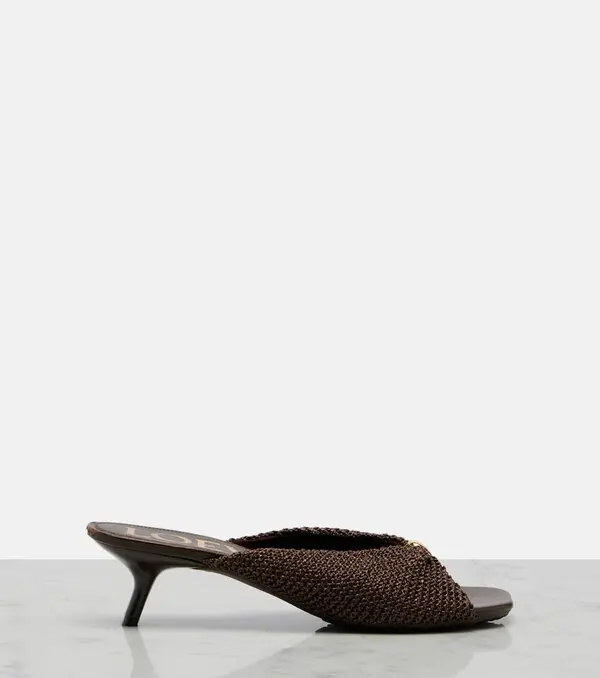 Loewe Square Open-toe Mules