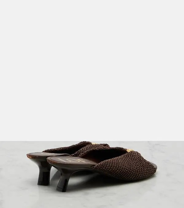 Loewe Square Open-toe Mules