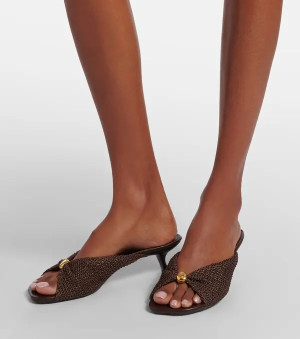 Loewe Square Open-toe Mules