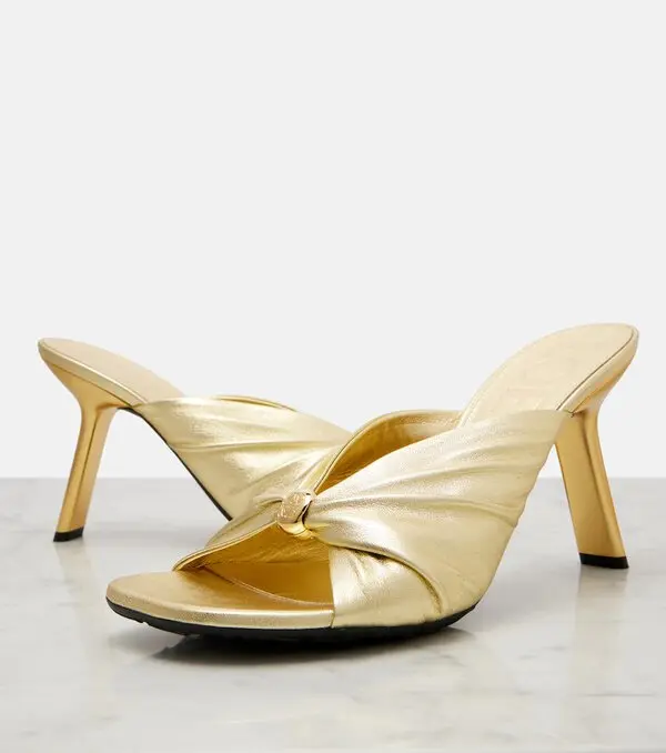 Loewe Paula's Ibiza Pebble Leather Mules