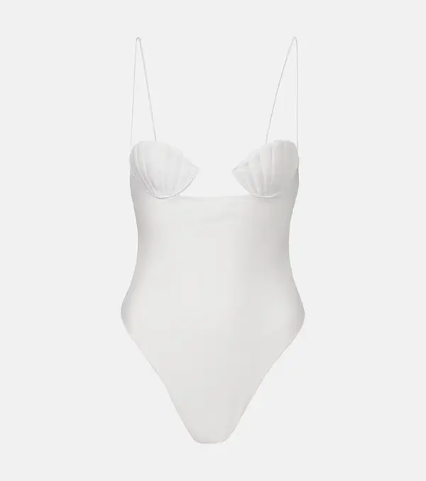Oseree Underwired Bridal Swimsuit - White
