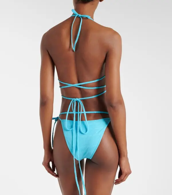 Loewe Paula's Ibiza Jacquard Bikini Top
