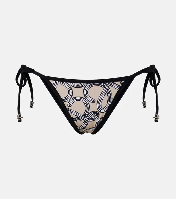 Loewe Paula's Ibiza Anagram Bikini Bottoms - Beige