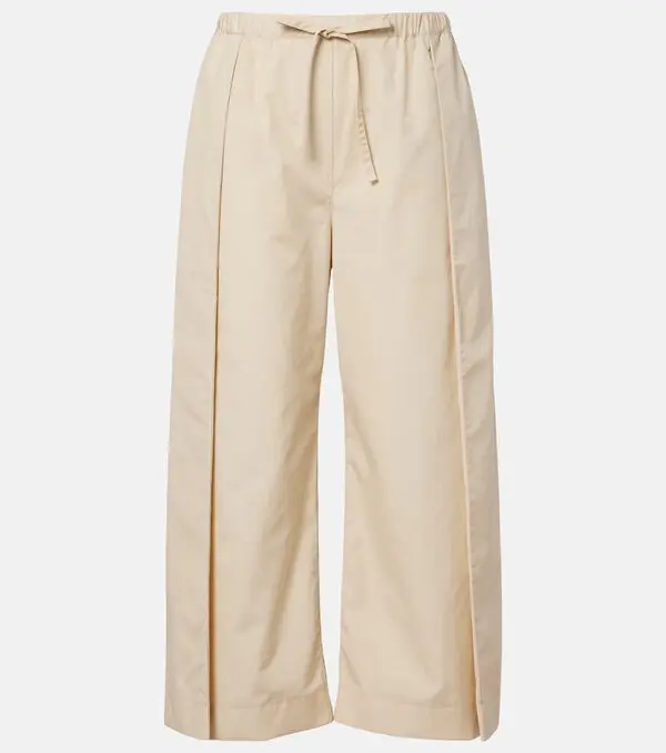 Loewe Paula's Ibiza Cropped Cotton Poplin Pants
